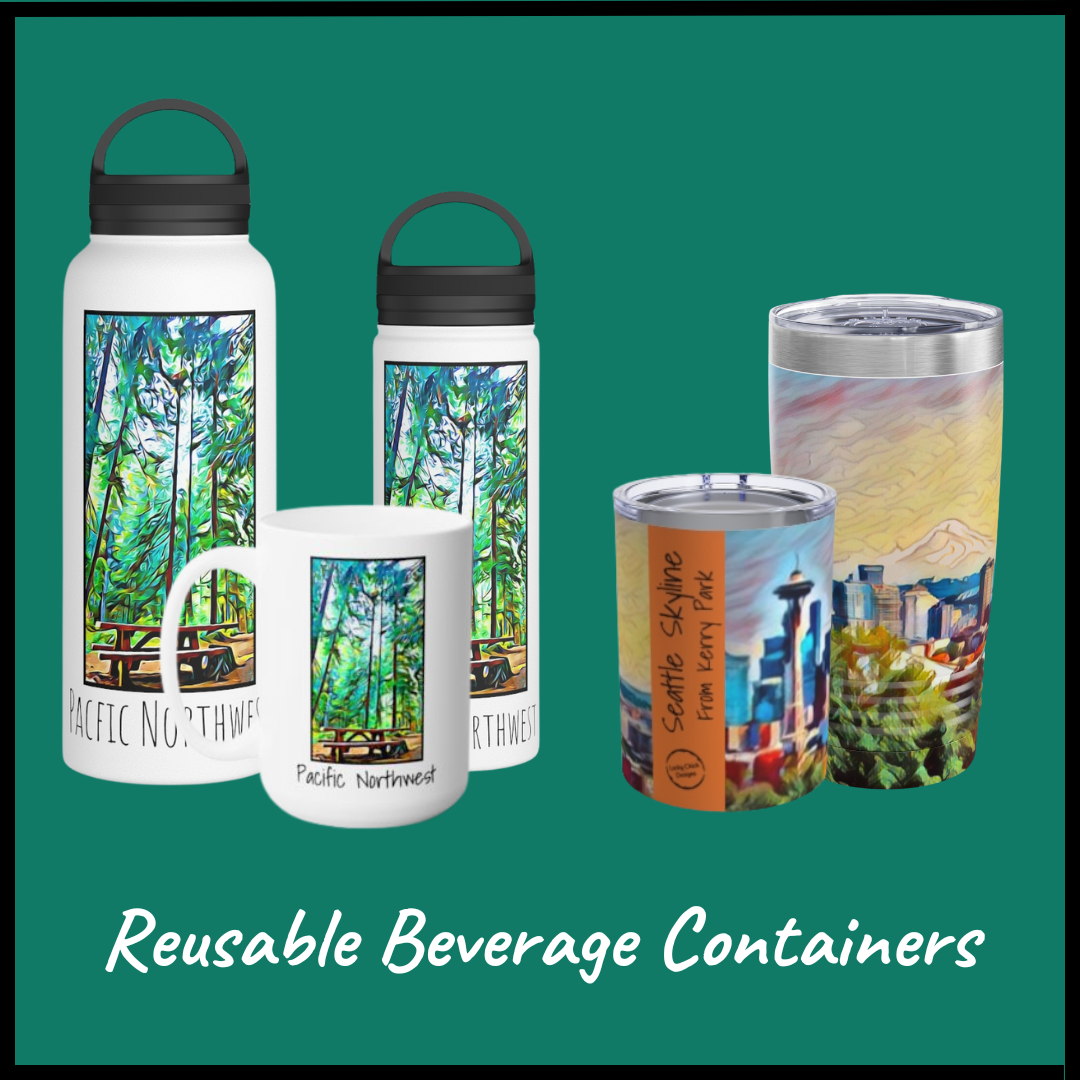 Reusable Beverage Containers – LuckyChickDesigns